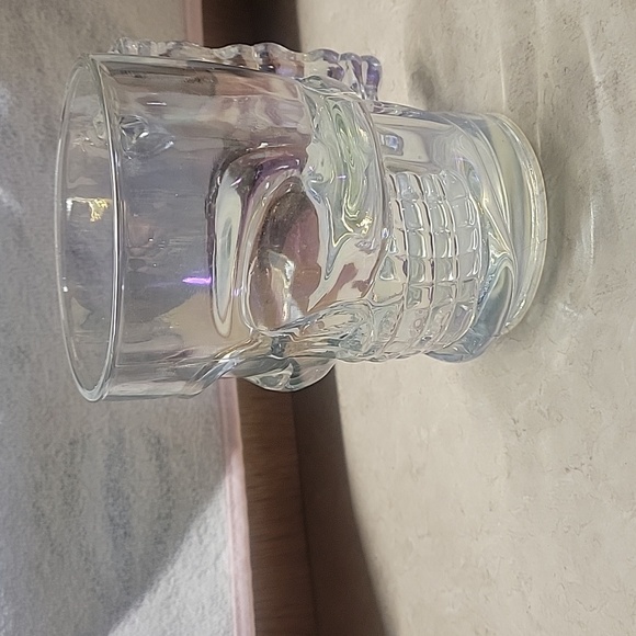 Unbranded | Dining | Skull Glass Mug 6 Oz Excellent Shape Iridescent ...